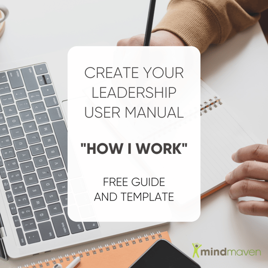 Leadership User Manual Template and Guide with Examples - How I Work
